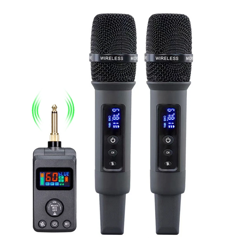 Wireless-Bluetooth-Microphone-Bt-Recharging-Anti-Howling-Effect-Plastic ...