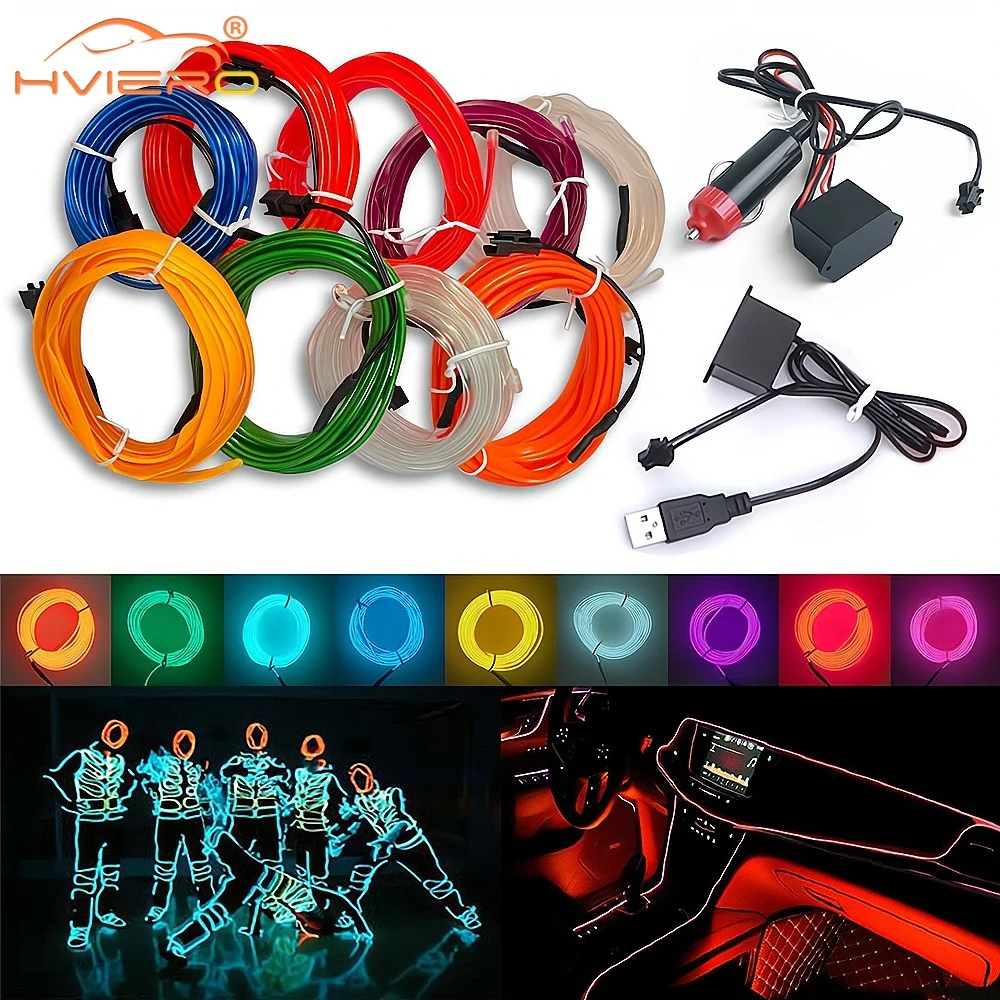 Hot-Sale-1M-2M-3M-5M-Cars-Interior-Lighting-LED-Strip-Decoration ...