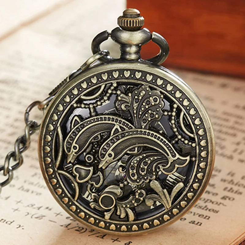 7-Design-Vintage-Mechanical-Engrave-Clock-Man-Pocket-Watch-with-Chain ...