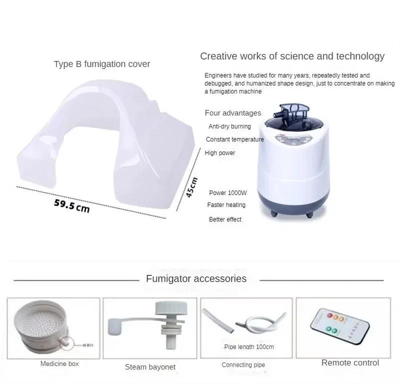 Steaming-Machine-Barber-Shop-Shampoo-Bed-Spa-Hair-Salon-Thai-Fumigation ...