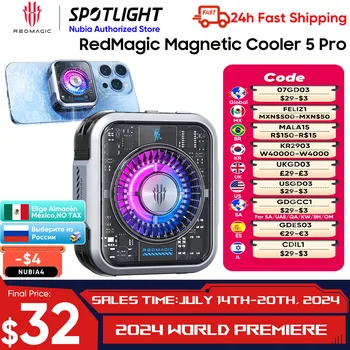 RedMagic Magnetic Cooler 5 Pro VC Liquid Smartphone Cooler Gaming ...