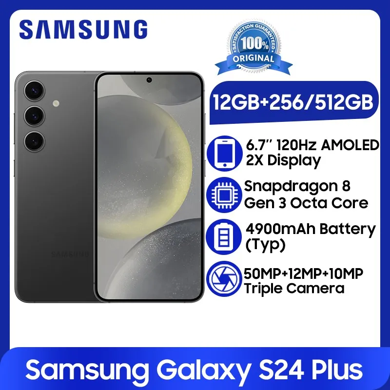 Smartphone-Samsung-Galaxy-S24-Plus-5G-NFC-Snapdragon-8-Gen-3-Tela ...