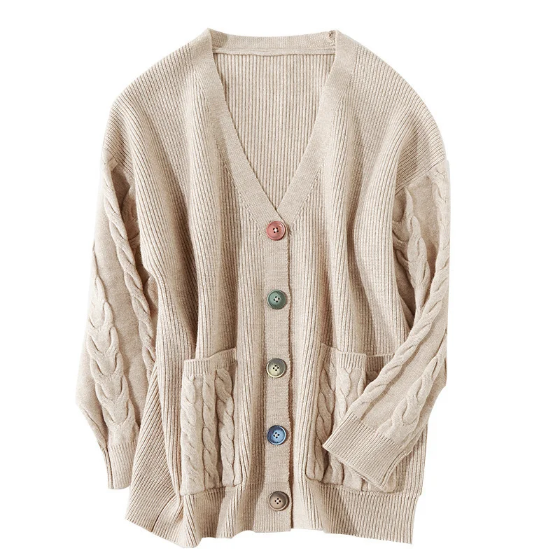 Lazy-Wind-Loose-Knit-Cardigan-Women-s-Oversized-Autumn-Winter-Sweater ...
