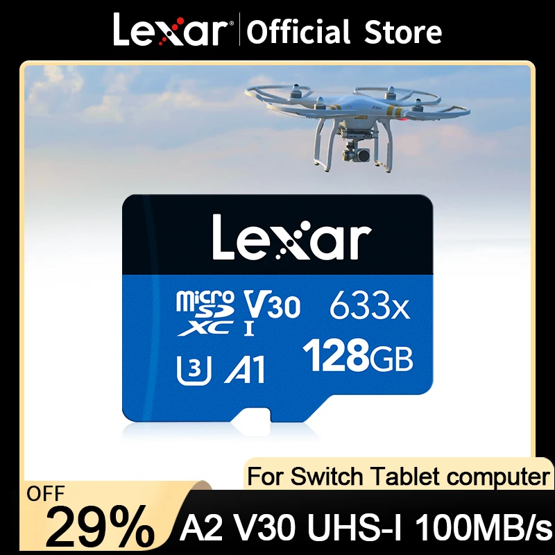 Lexar Original Micro Sd Card 128gb 32gb 64gb 256gb 512gb Uhs-i Memory ...