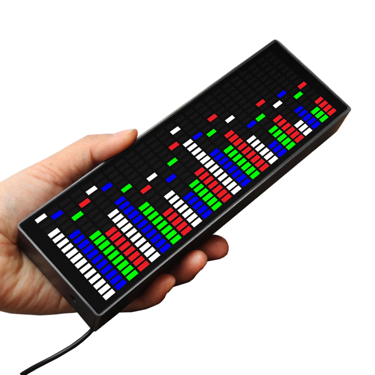DIY-LED-Music-Spectrum-Sound-Wave-Electronic-Kit-1624-Segment-Rhythm ...