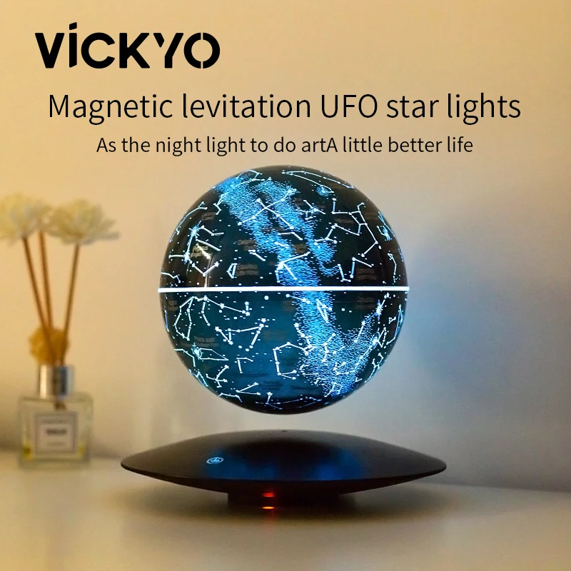 VICKYO-LED-Maglev-Night-Light-With-Touch-Switch-360-Rotation-Star ...