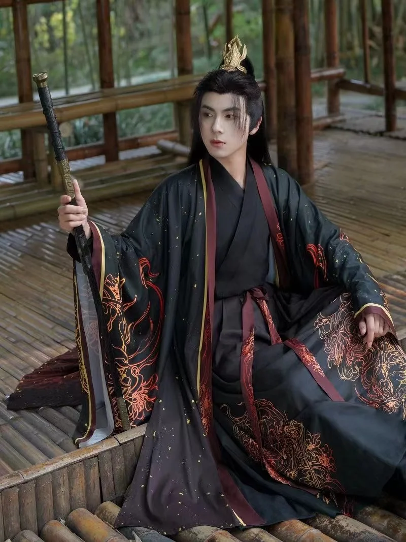Traje-original-do-per-odo-Hanfu-Weijin-para-homens-roupas-de-cosplay ...