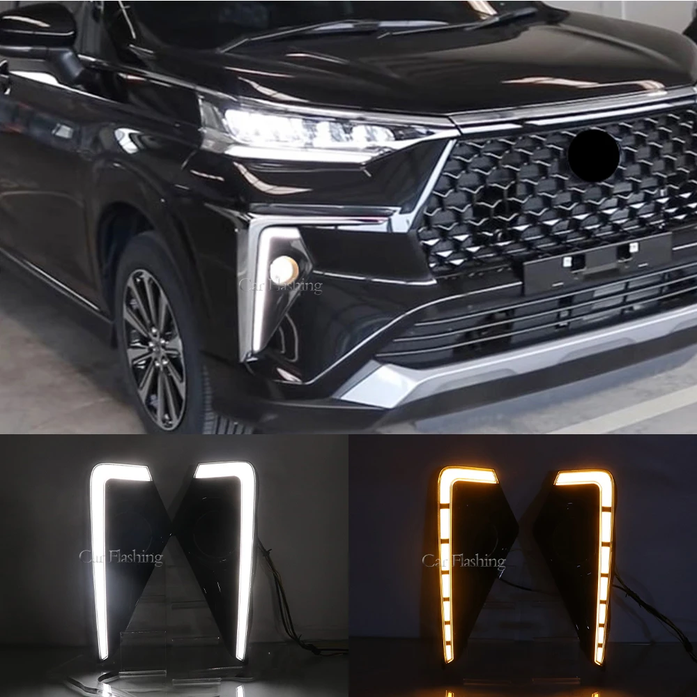 2Pcs Car LED Daytime Running Light For Toyota Veloz 2021 2022 2023 ...