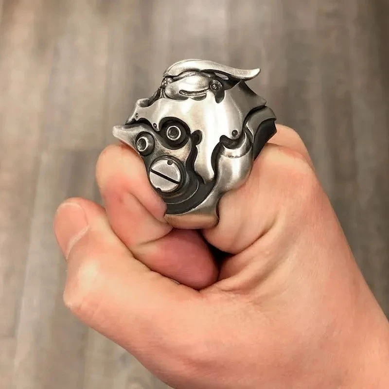 Men-Stainless-Steel-Ring-Gothic-Punk-Alien-Mecha-Rings-for-Men-Women ...