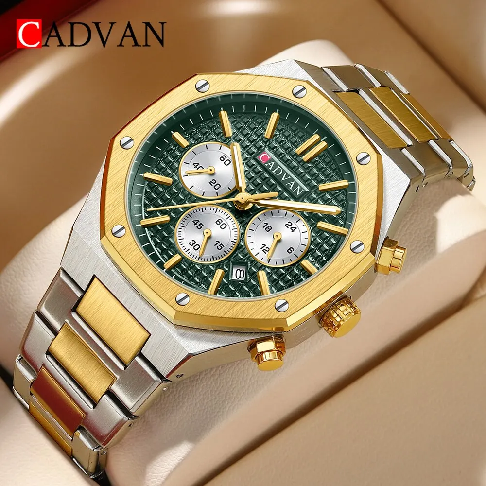 CADVAN Men Watch Top Brand Luxury Business Quartz Mens Watches Full ...