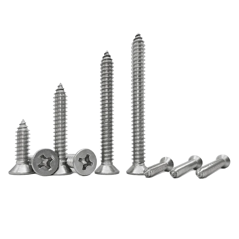 2-2mm-2-6mm-304Stainless-Steel-Recessed-Countersunk-Self-Tapping-Screws ...