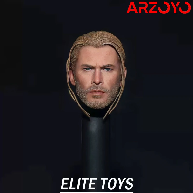 ELITE-TOYS-1-6-Ponytail-Thor-Head-Sculpt-Chris-Hemsworth-Head-Model-Fit ...