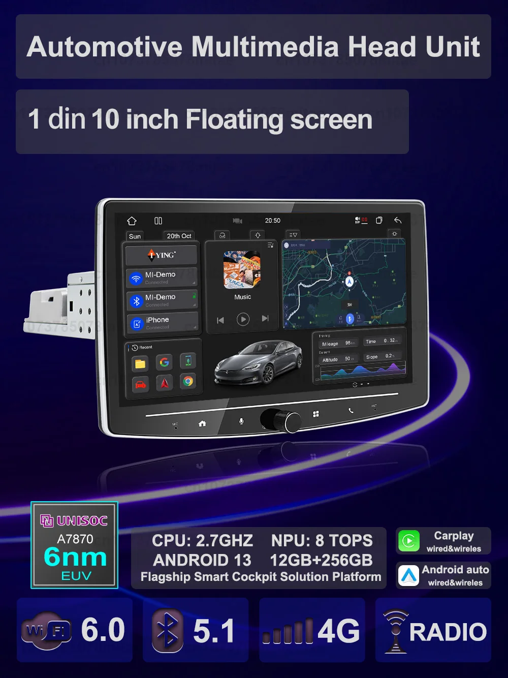 Reproductor-Multimedia-Universal-para-coche-Radio-Est-reo-Con-pantalla ...