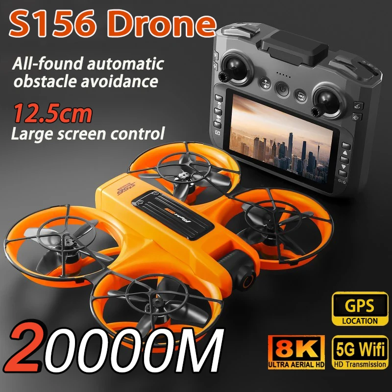 S156 Drone GPS 8K Professional HD 360° Dual Camera Screen Remote ...