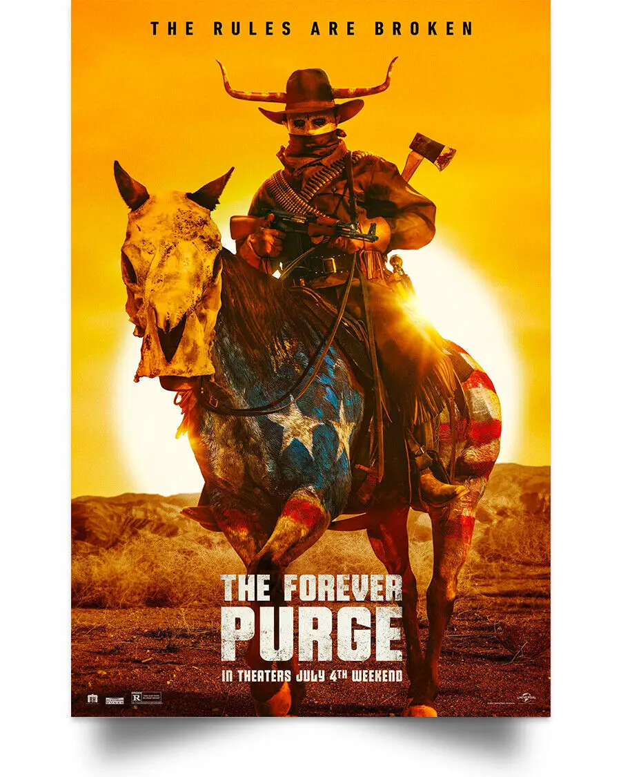 The Forever Purge MOVIE Picture Art Film Print Silk Poster for Your ...