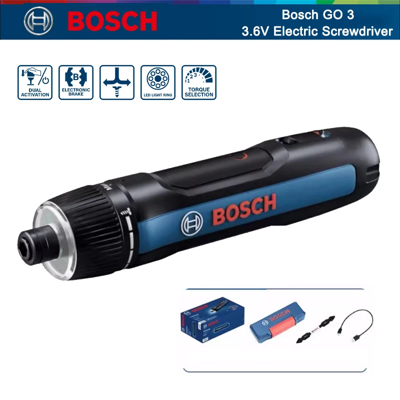 BOSCH-Go-3-Electric-Screwdriver-Bosch-GO-Professional-Smart-Screwdriver ...