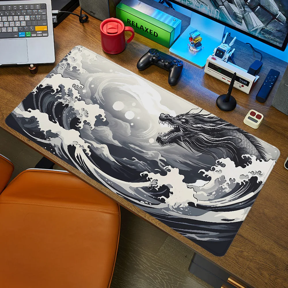 WHITE-JAPANESE-DRAGON-Mousepad-900x400-Extended-Pad-Gaming-Mat-Pc-Gamer ...
