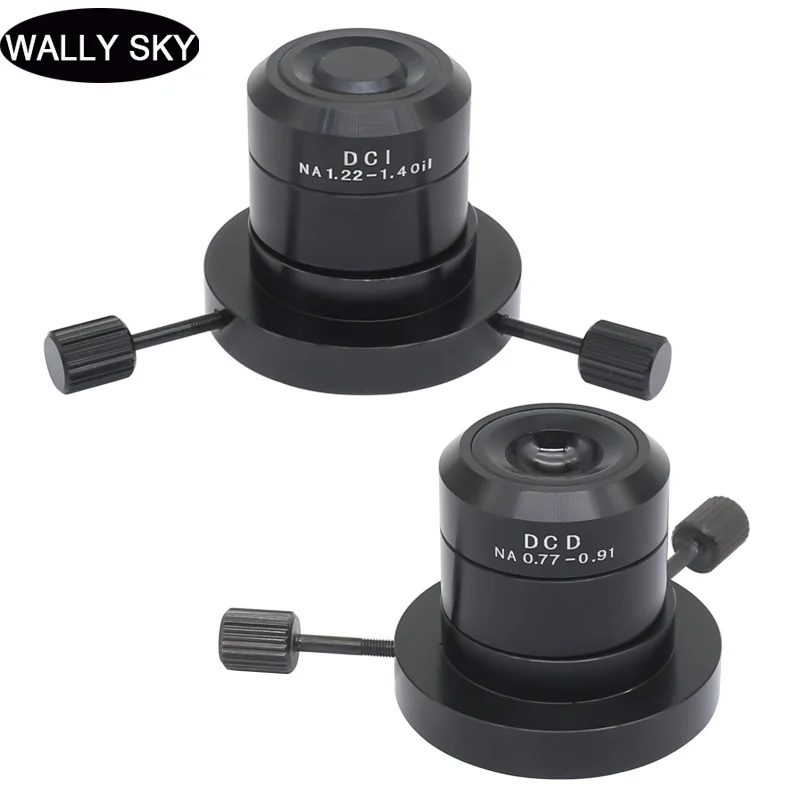 Dry-Oil-Microscope-Darkfield-Condenser-Optical-Biological-Microscope ...