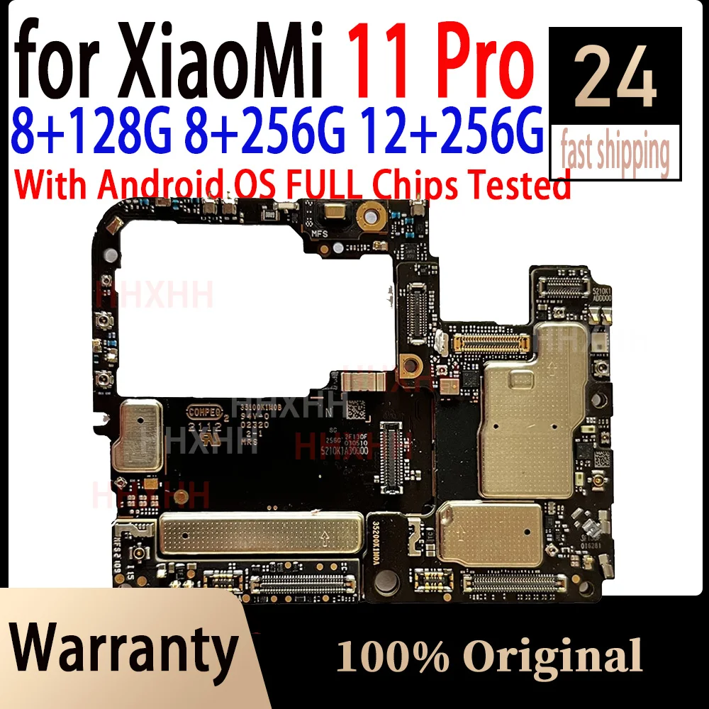 Unlocked Motherboard For Xiaomi 11 Pro Motherboard Logic Board With ...