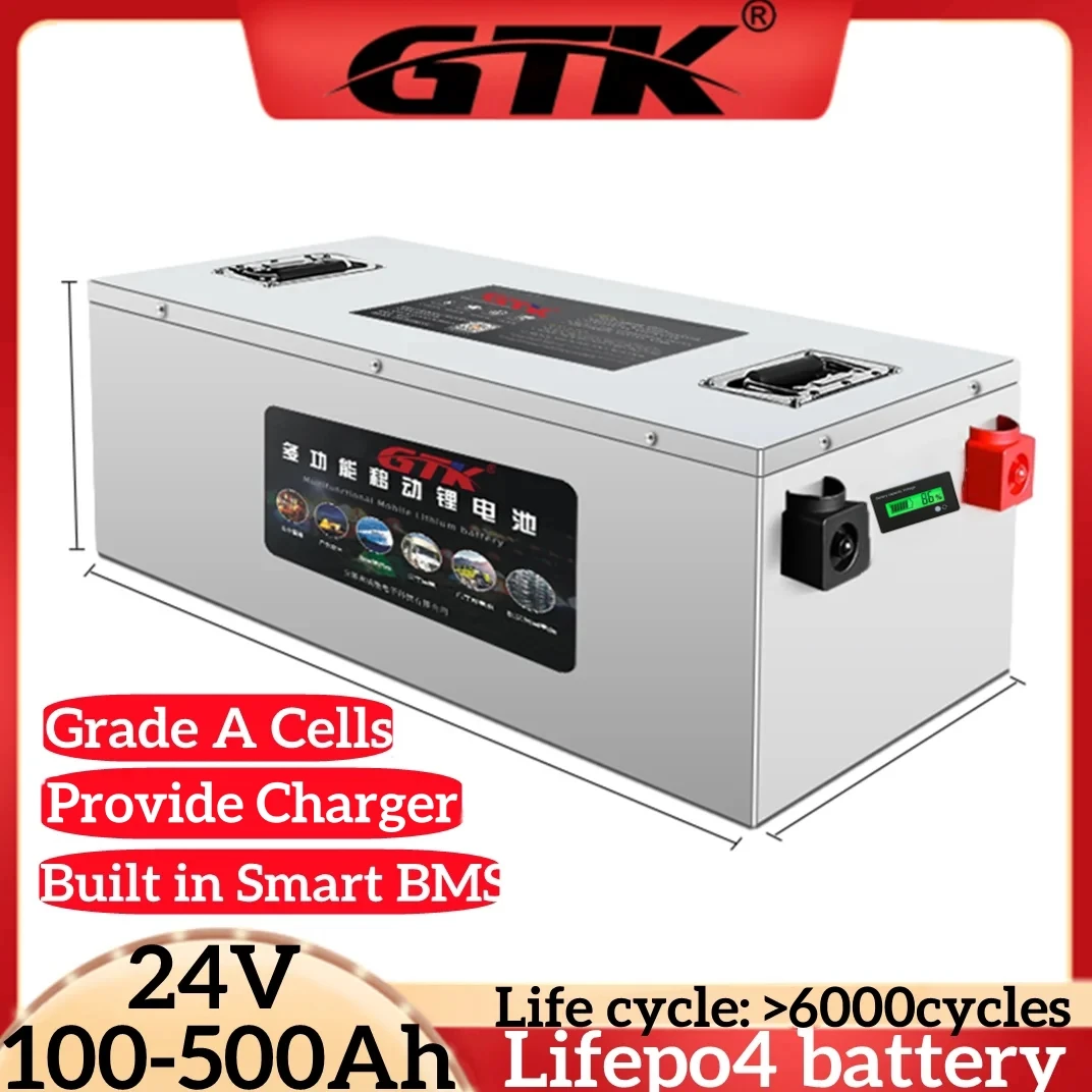 GTK-24V-200ah-Lifepo4-Battery-100Ah-150Ah-250Ah-300Ah-350Ah-400Ah-500Ah ...