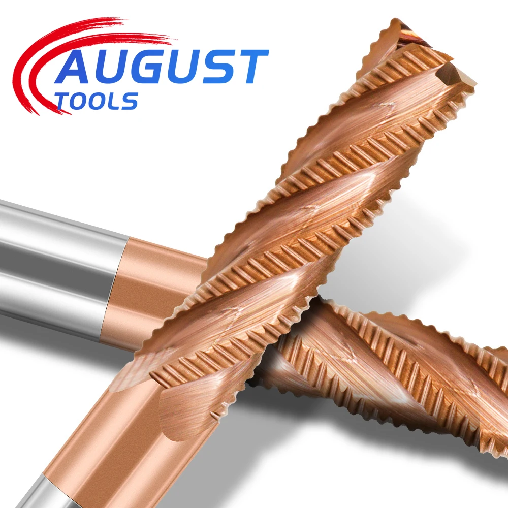 HRC55-Roughing-End-Mill-Carbide-4-Flutes-Tungsten-Steel-Milling-Cutter ...
