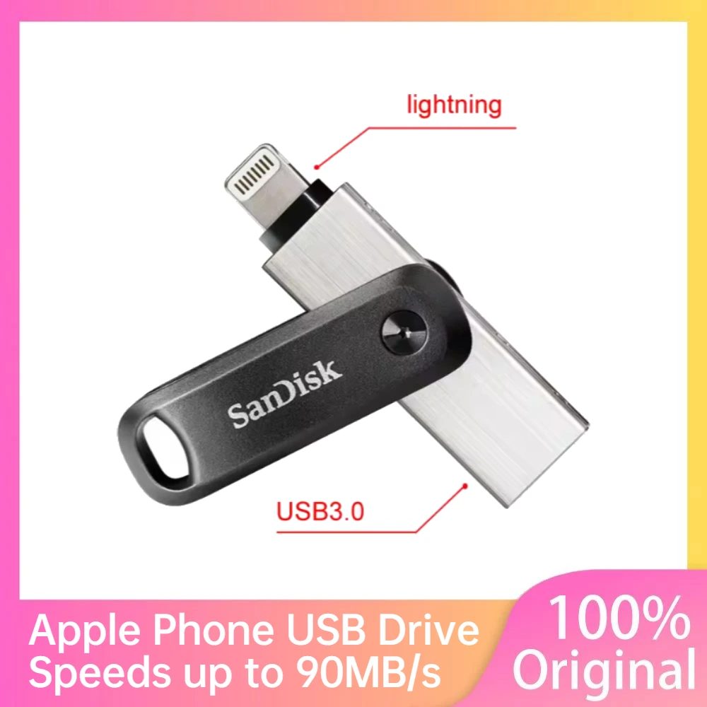 SanDisk Origina USB Flash Drive Go SDIX60N USB3.0 128GB 256GB iXpand ...