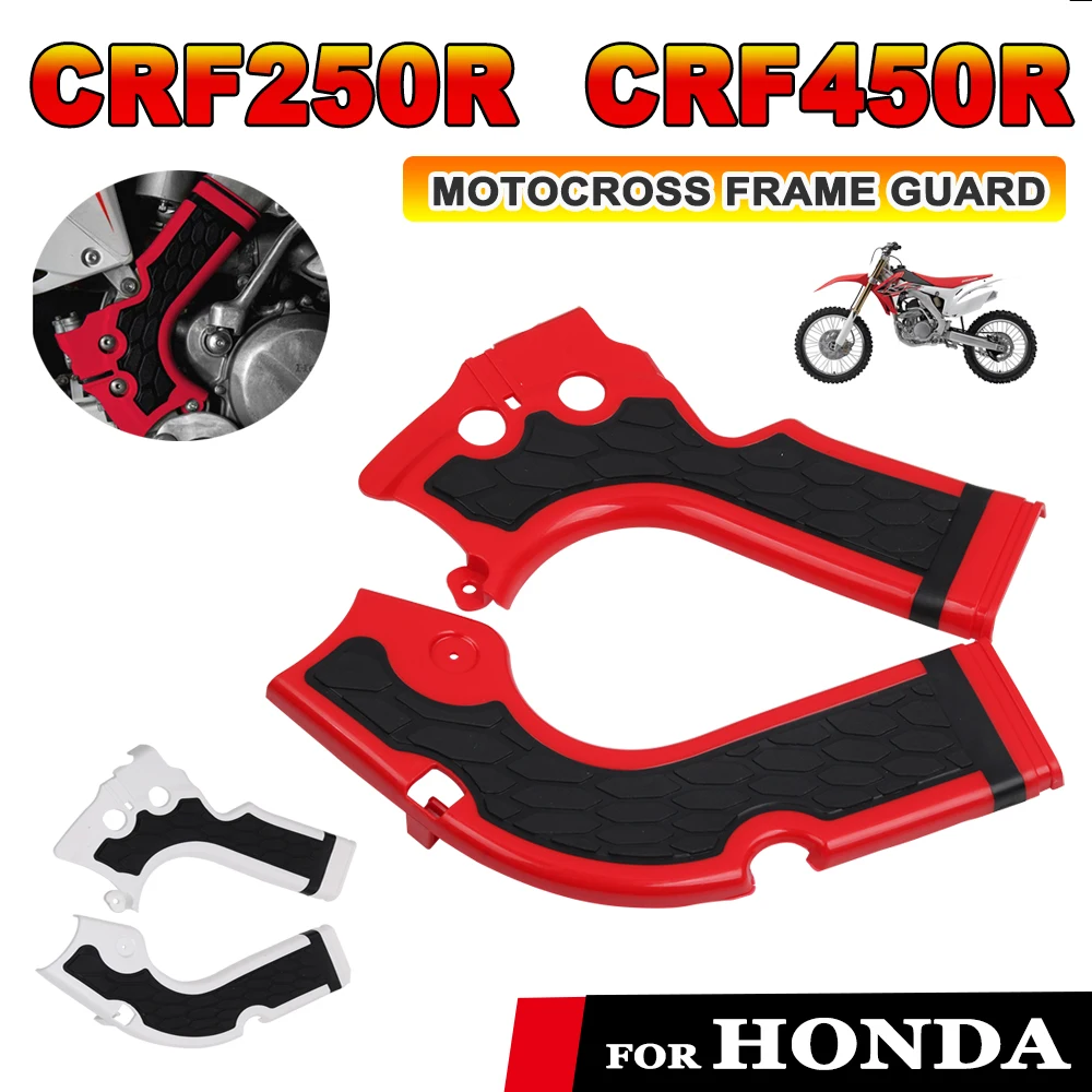 Motorcycle-accessories-Motocross-Dirt-Bike-Red-Frame-Guard-for-Honda ...