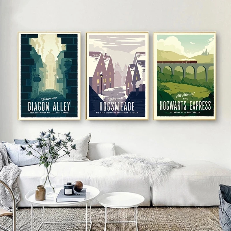 Visit Hogsmeade Poster: The Ultimate Wall Art for Harry Potter Fans ...