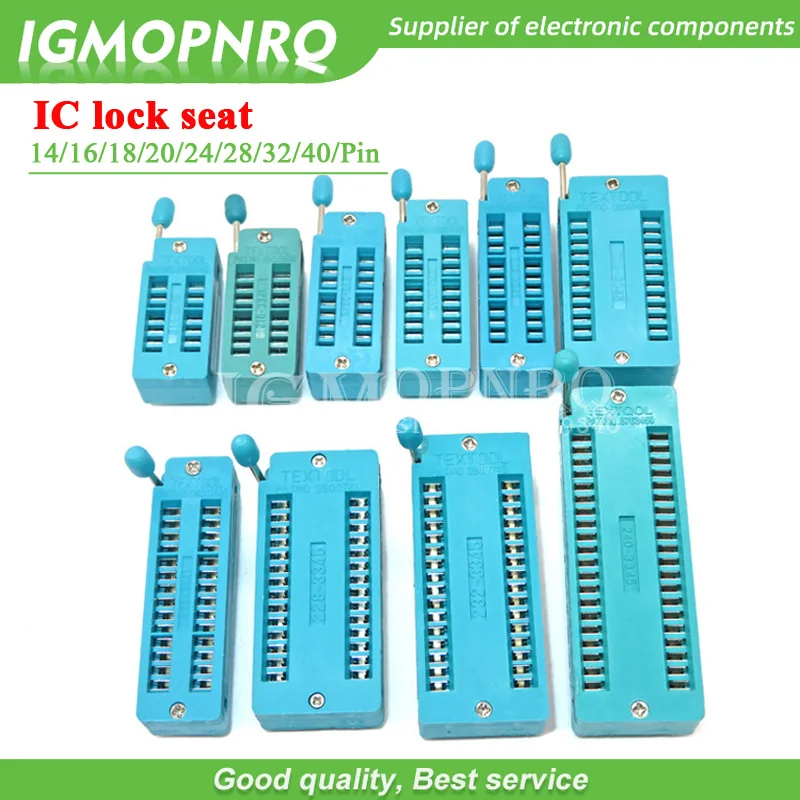 1pcs IC lock seat zif socket Test Universal zif sockets 14Pin/16Pin ...