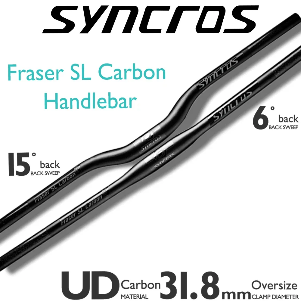 SYNCROS-Full-Carbon-Mountain-Bicycle-Handlebar-Fraser-SL-MTB-Bike-Handlebars-Flat-Rise-Clamp-31 ...