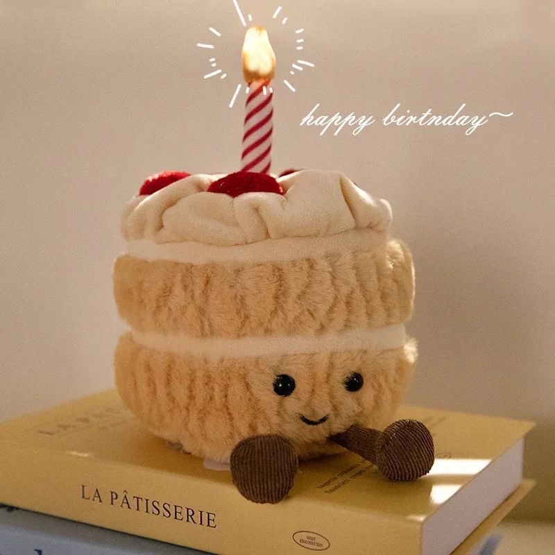 Cartoon-Strawberry-Cake-Plush-Toys-Cute-Stuffed-Fruit-Ice-Cream-Snack ...