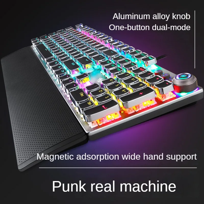 Spider-F2088-Teclado-mec-nico-para-jogos-Switches-preto-e-azul-Libere ...