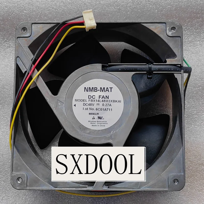 FBX14L48M3XBKAI-140mm-14cm-Case-Fan-NMB-MAT-14050-DC-48V-0-27A ...