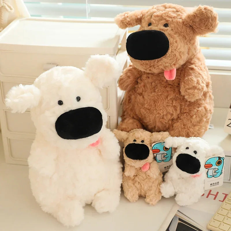 Soft-Cute-Dog-Plushie-Stuffed-Cartoon-Animals-Big-Nose-Puppy-Plush-Toy ...