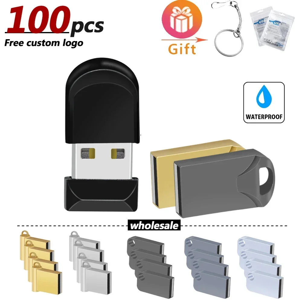 100-PCS-lot-USB-Stick-Fashion-Mini-Metal-button-USB-Flash-Drive-Mobile ...