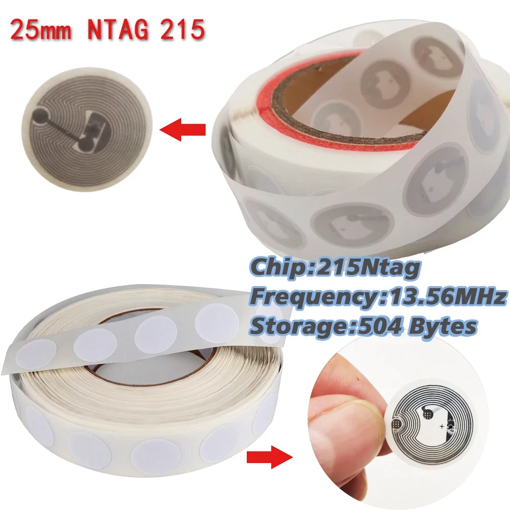 100pcs-50pcs-10pcs-Ntag213-Ntag215-NFC-Tags-NFC-Sticker-13-56-MHZ ...