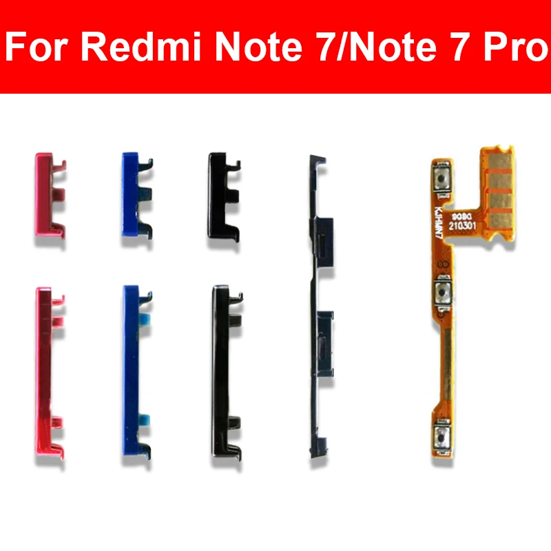 For Xiaomi Redmi Note 7 / 7 Pro 7Pro Power Button On/Off Volume Switch ...