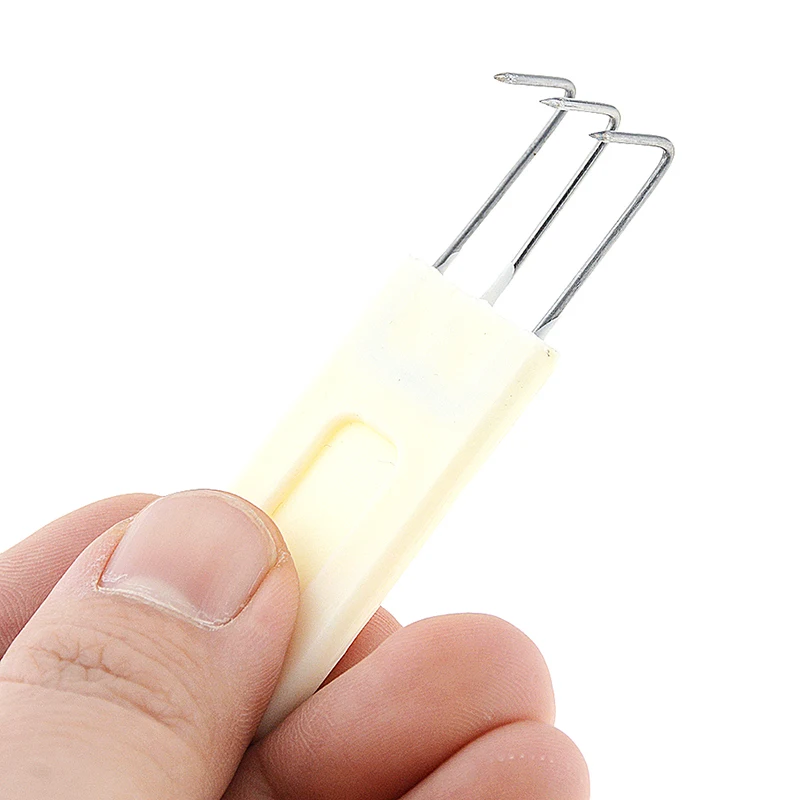 1PC-Small-Weight-Hanger-Pothook-70mm-3-Hooks-For-Brother-Silver-Reed ...