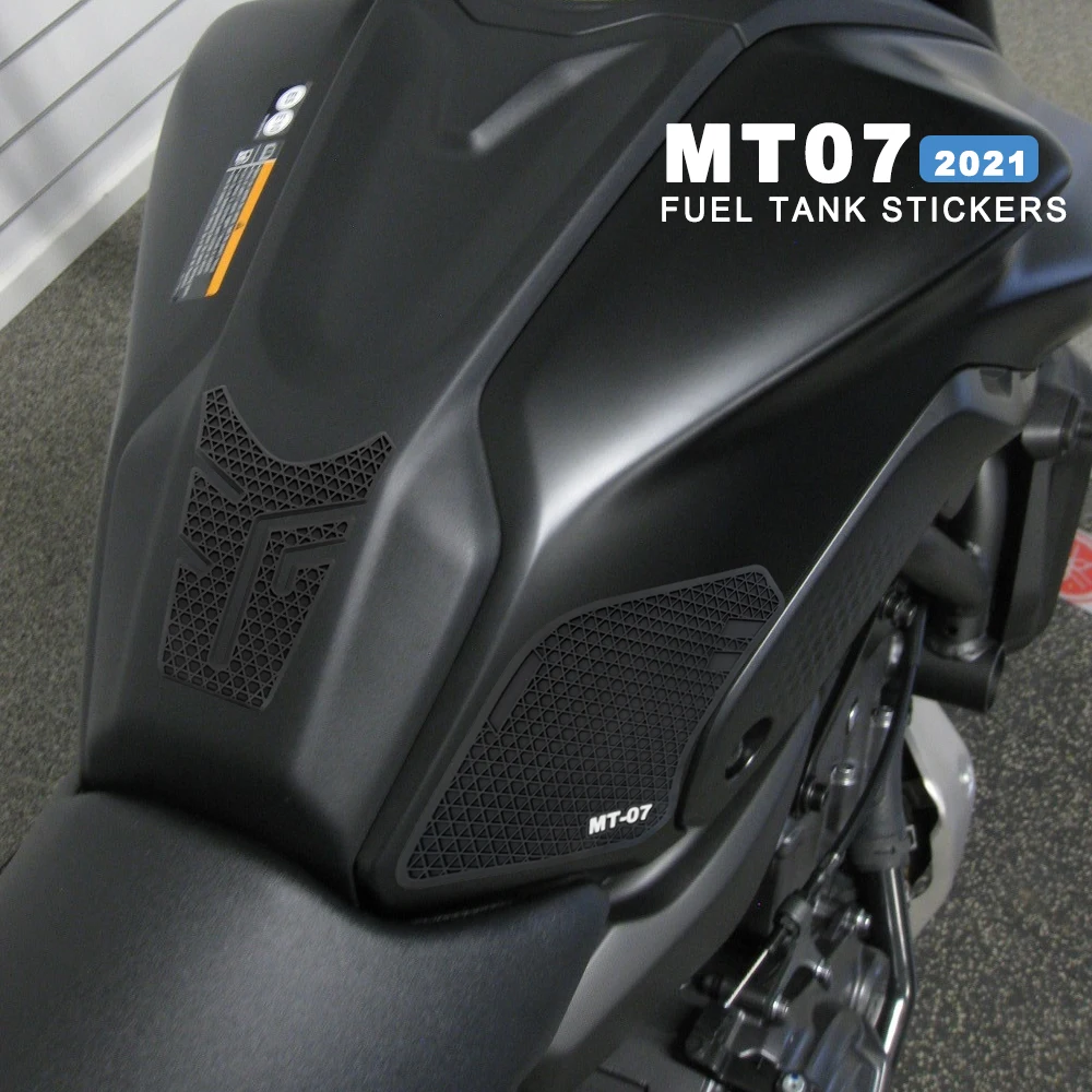Motorcycle Non-slip Side Fuel Tank Stickers Waterproof Pad Rubber ...