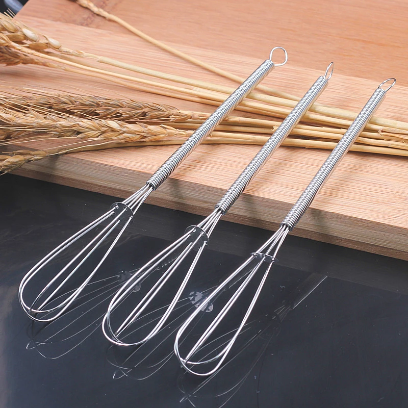 Small-Egg-Beater-Kitchen-Tools-Stainless-Steel-Hand-Pressure-Whisk ...