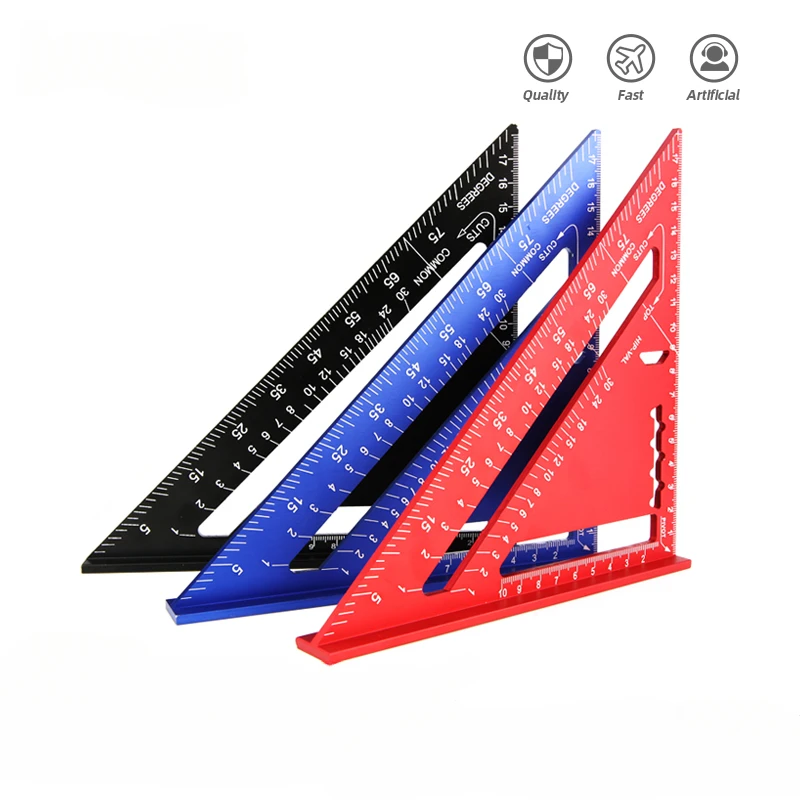 Aluminum-Alloy-Triangular-Ruler-Double-Scale-Miter-Framing-Measurement ...