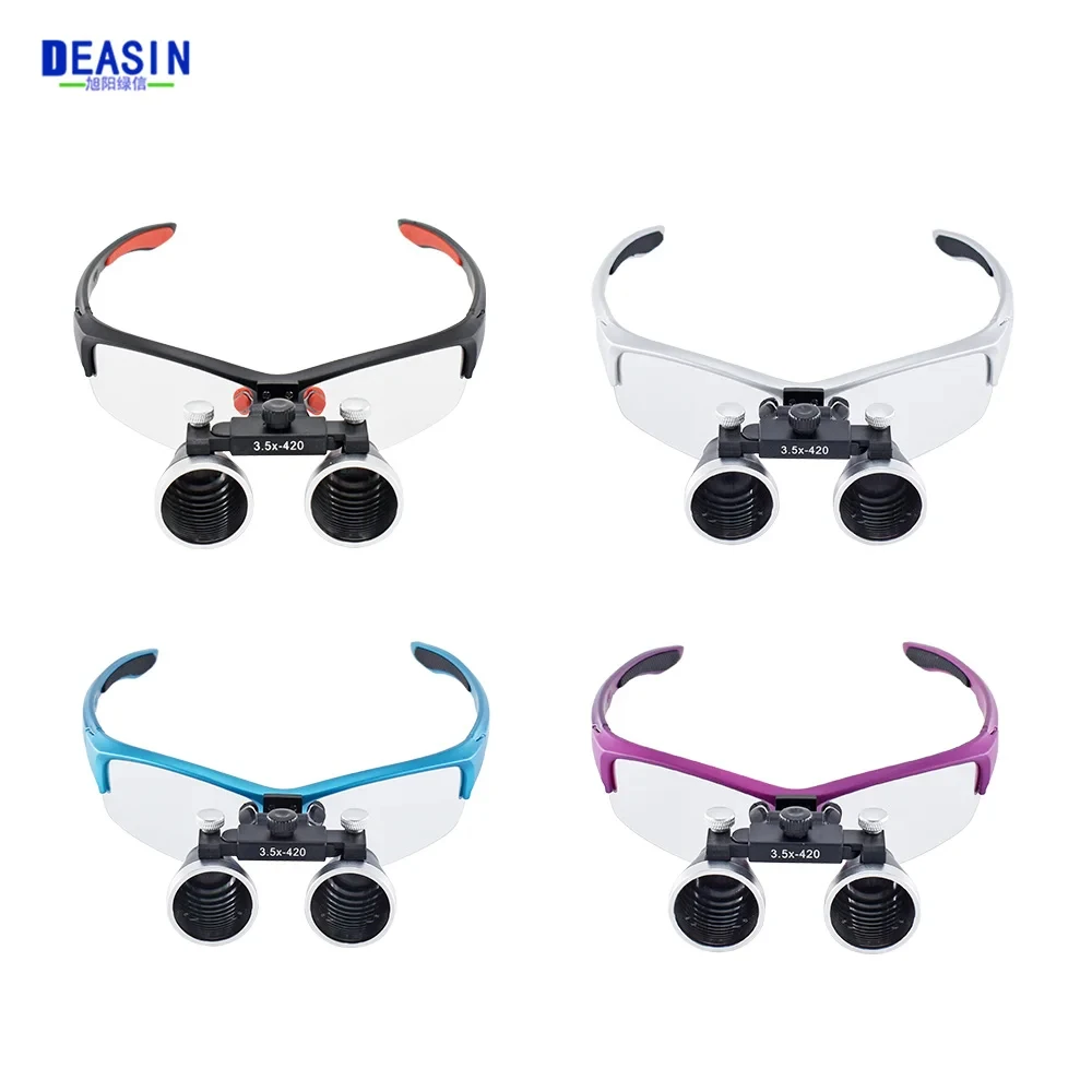 Dental Loupes Surgical Magnifying Glass 2.5X 3.5X 320-420mm Binocular ...