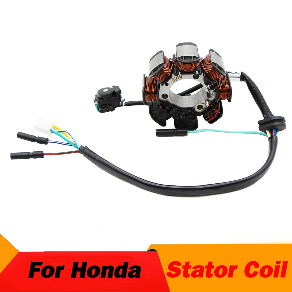 Motorcycle Sabre Generator Magneto Stator Coil For Honda 31120-459-921 CT110 Postie bike 1991 ...
