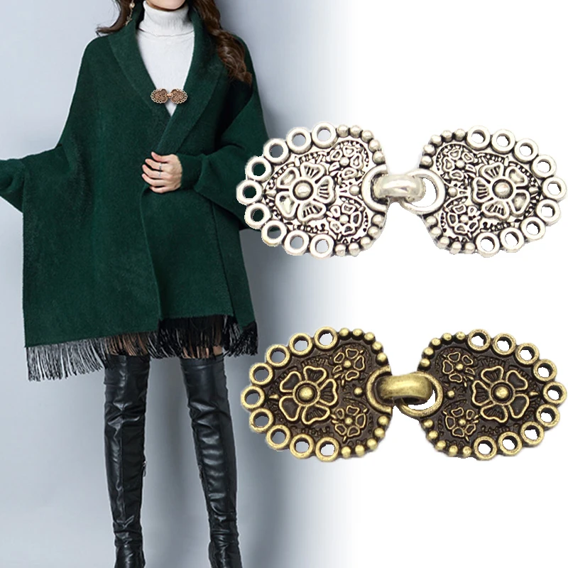 Broches-Retro-Para-ropa-de-mujer-c-rdigan-su-ter-blusa-Clips-de-Chal ...