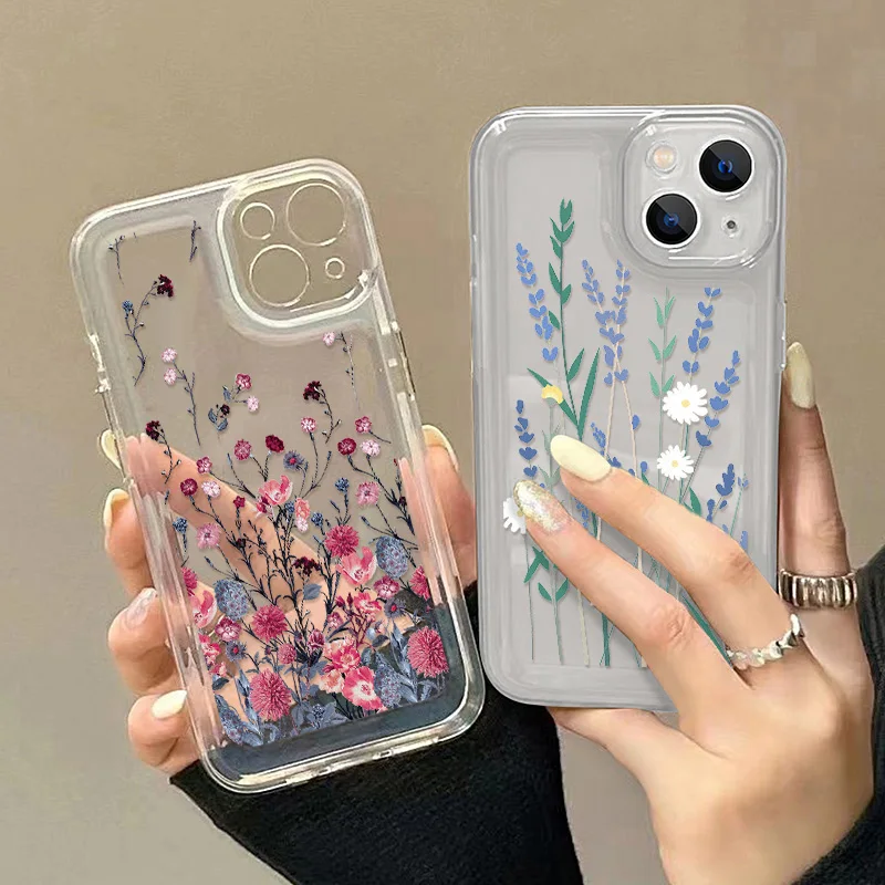 Soft-Flower-Phone-Case-For-Huawei-Honor-90-70-50-80-100-Pro-Case-Nova ...