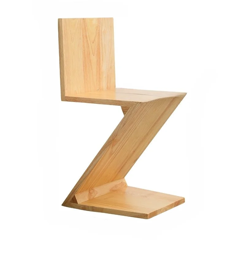 Nordic-Light-Luxe-Massief-Hout-Z-Vormige-Stoel-Designer-Creatieve-Kruk ...