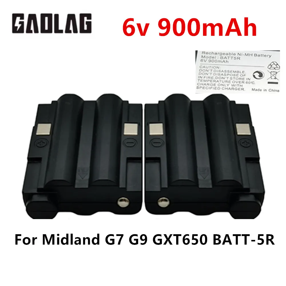 High quality BATT5R 6V 900mAh Battery For Midland G7 Midland G9 Midland ...