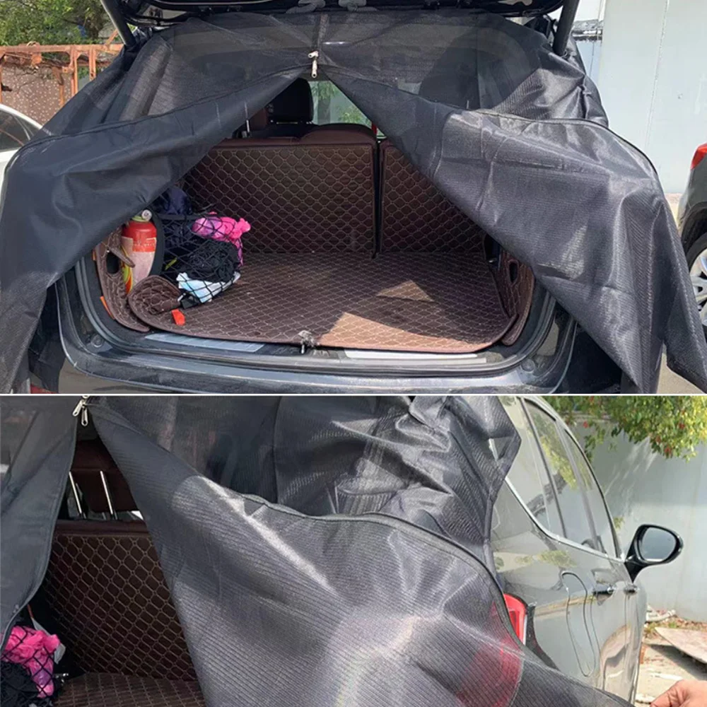 Magnetic-Car-Sunshade-Screen-Car-Tailgate-Mosquito-Net-Trunk ...