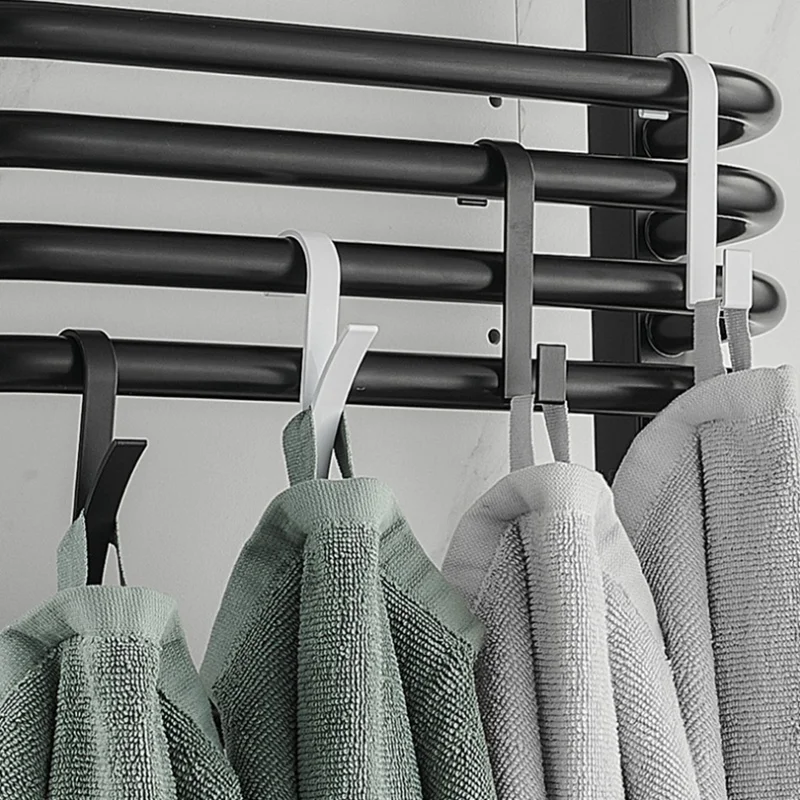 1Pcs Heating Hook Bathroom Towel Hanger Rack Radiator Rail Bracket Coat ...