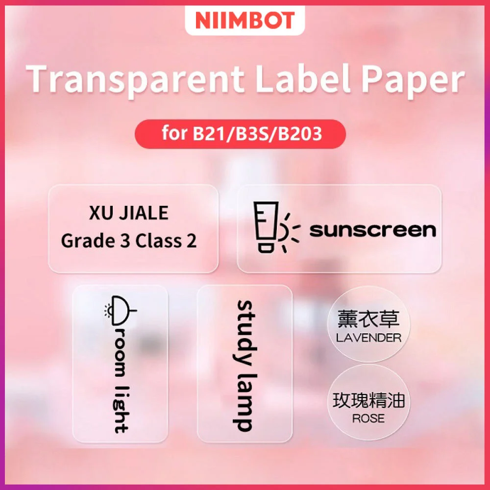 Printable Transparent Sticker Paper Transparent Sticker Printer Paper 